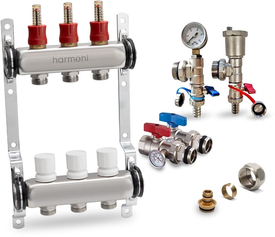 Harmoni Manifold - 3 Port Kit - Element Shop