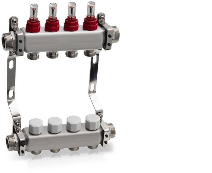 4 Port Manifold C/W Flow Meter - Element Shop