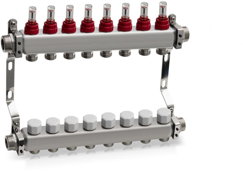 8 Port Manifold C/W Flow Meter - Element Shop