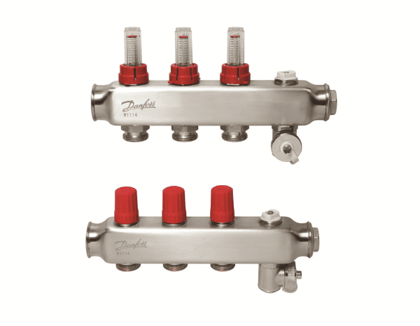 Danfoss SSM Manifold 3+3 with Flowmeter - Element Shop