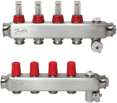 Danfoss SSM Manifold 4+4 with Flowmeter - Element Shop