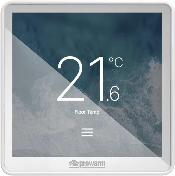 ProWarm Touch IQ ST Series - White Touchscreen Thermostat - Element Shop
