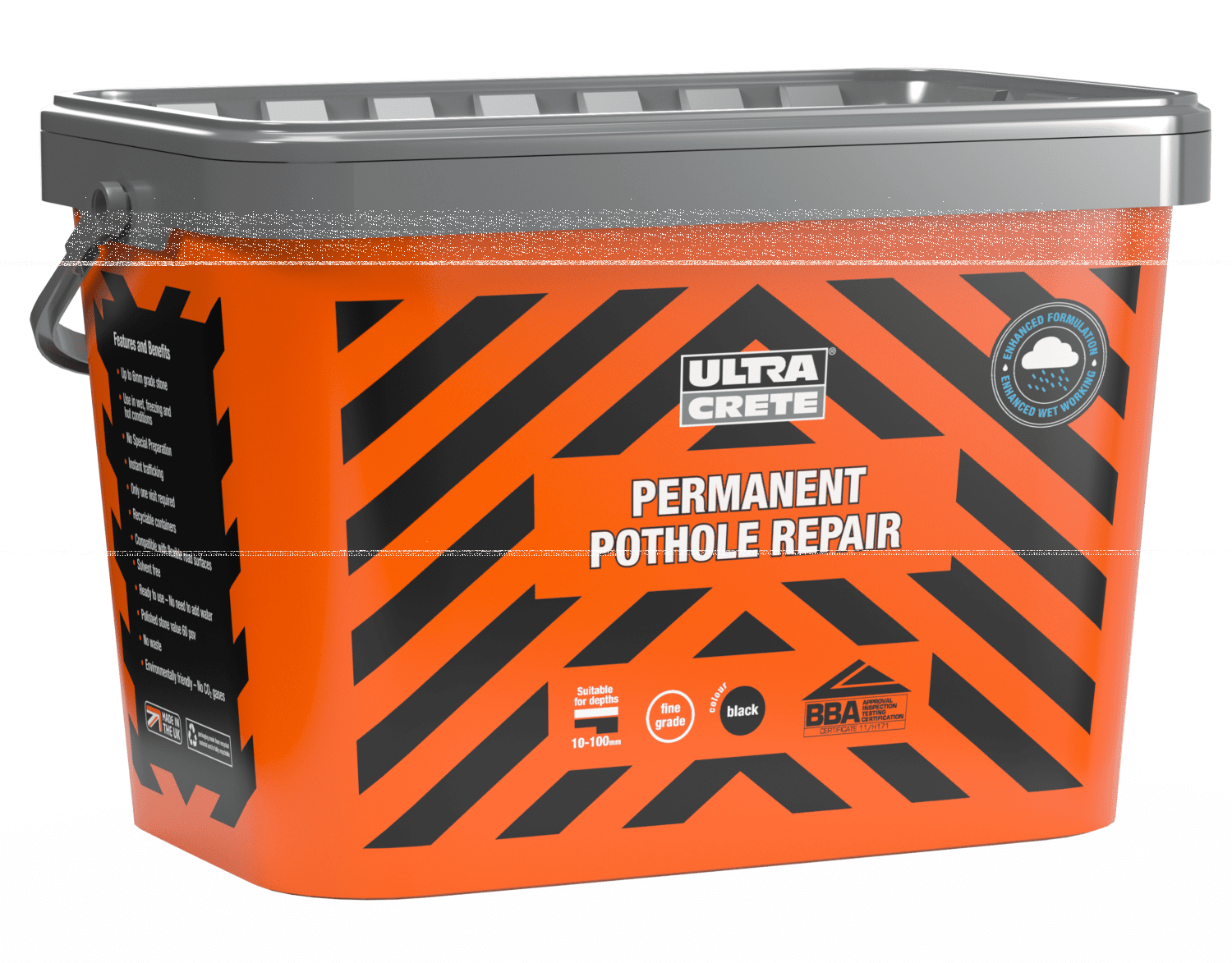 UltraCrete Permanent Pothole Repair 25kg - Element Shop
