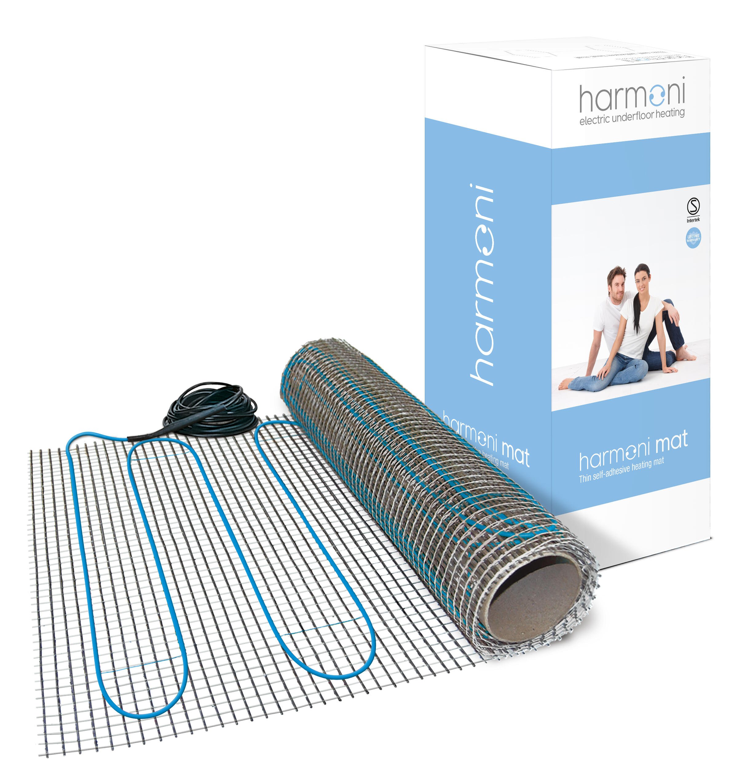 Harmoni - SmartMat 200W /m² - 0.5m² 100W Underfloor Heating Mat ...
