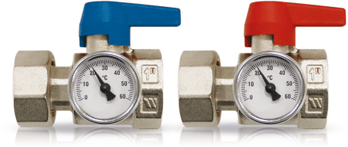 Ball Valve with Temperature Gauge - Element Shop