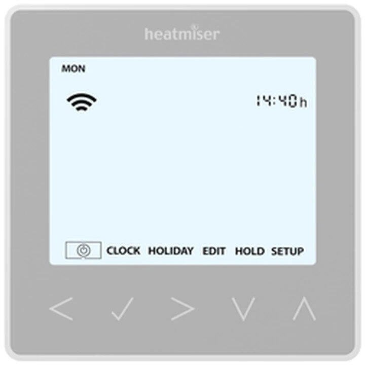 Heatmiser neoStat-hw Hot Water Programmer (Silver) v2 - Element Shop